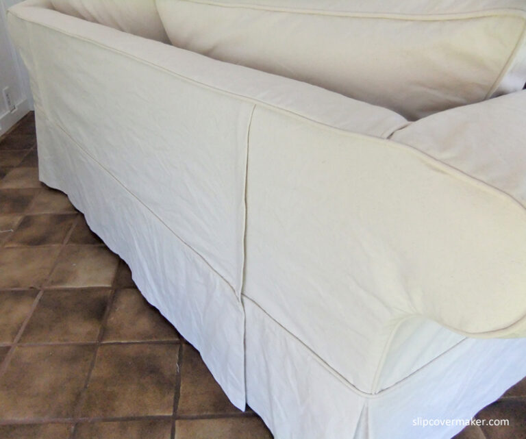 A Good Canvas for Casual Sofa Slipcovers