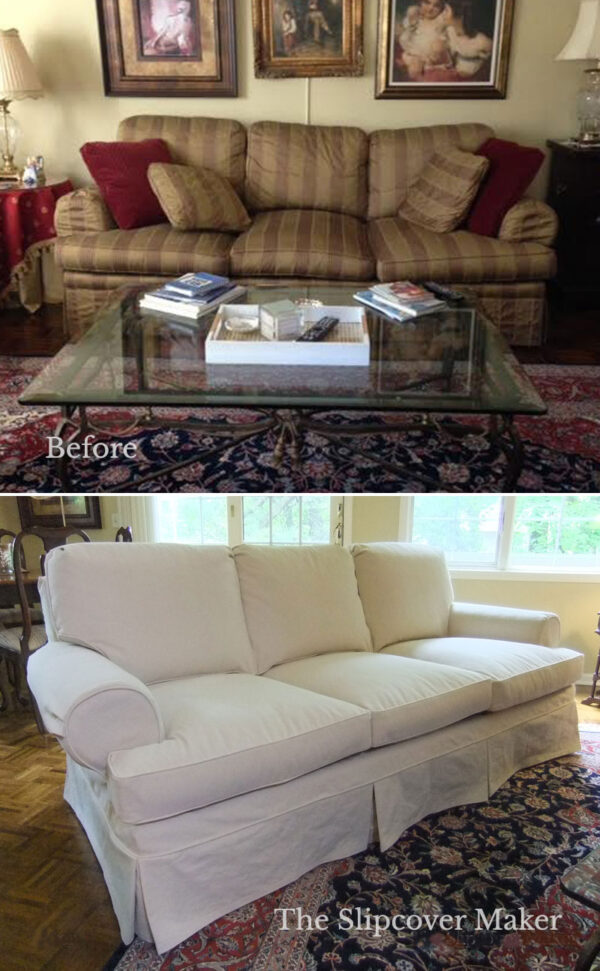 Inspiring Natural Denim Slipcovers