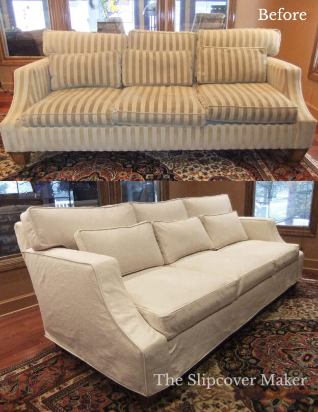 Inspiring Natural Denim Slipcovers
