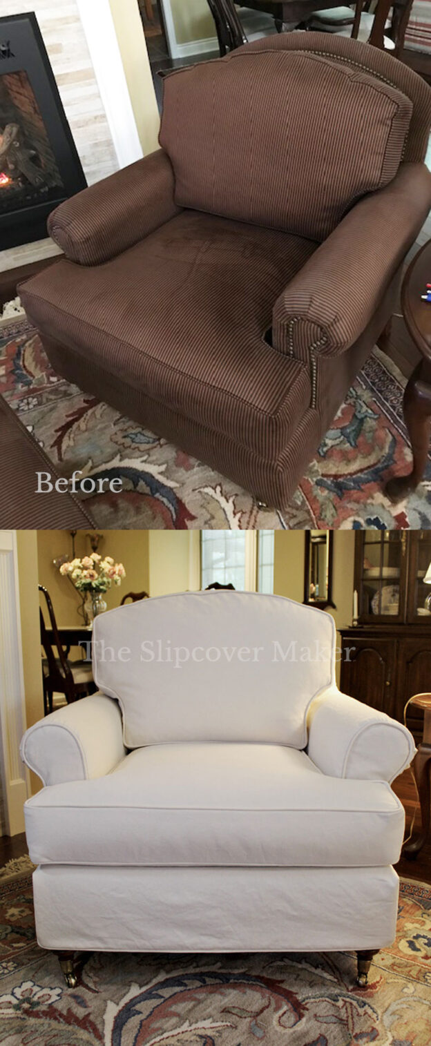 Inspiring Natural Denim Slipcovers