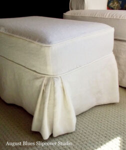 5 Pleated Slipcover Skirt Designs + Lining Tips
