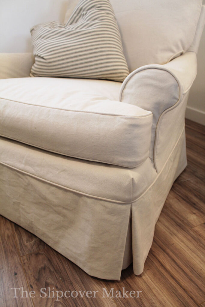 5 Pleated Slipcover Skirt Designs + Lining Tips