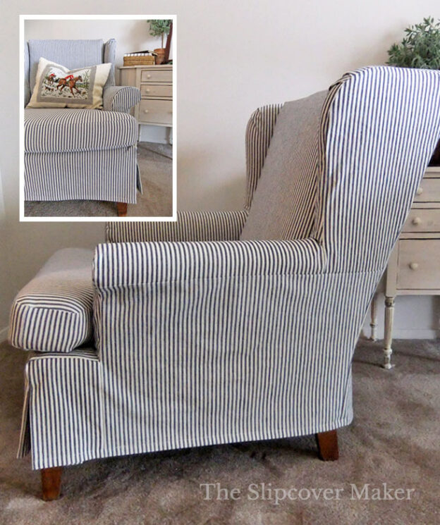 5 Pleated Slipcover Skirt Designs + Lining Tips