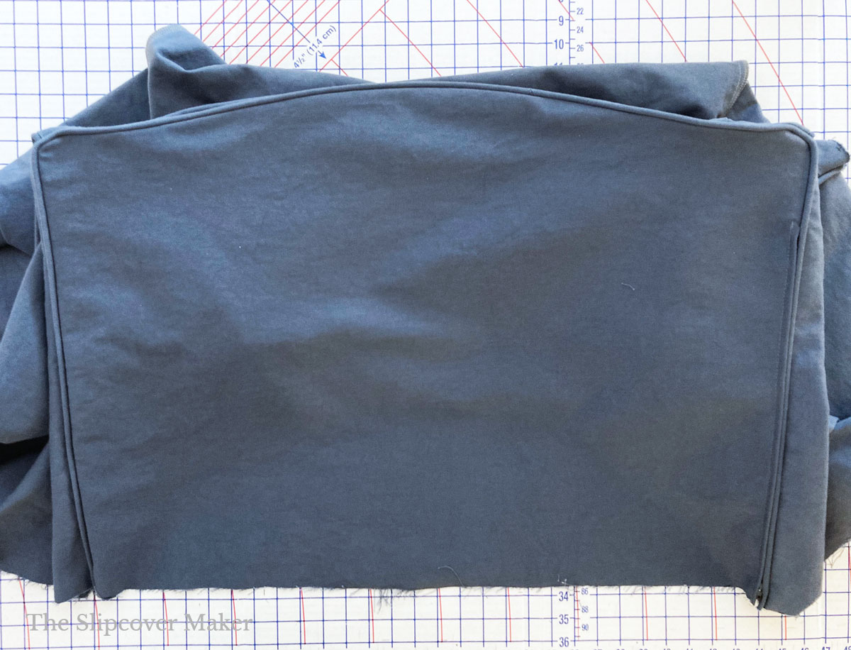 Slipcover Pin Fit Tutorial Part 3: Sewing the Body