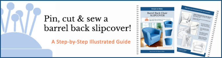 DIY Armrest Covers for Your Slipcovered Furniture